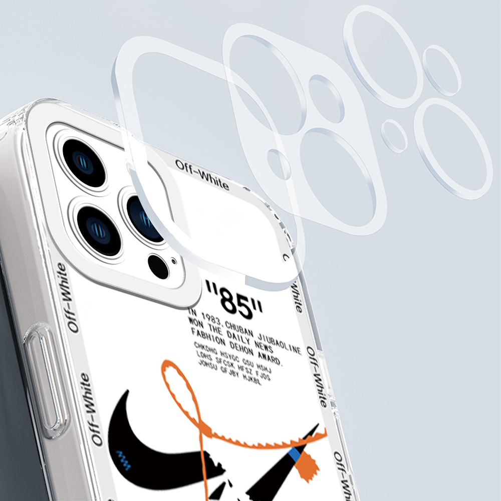 YYDS for iPhone 16 Pro Max 16 Plus Back Cover Famous Trend Brand Transparent Phone Case Full ...