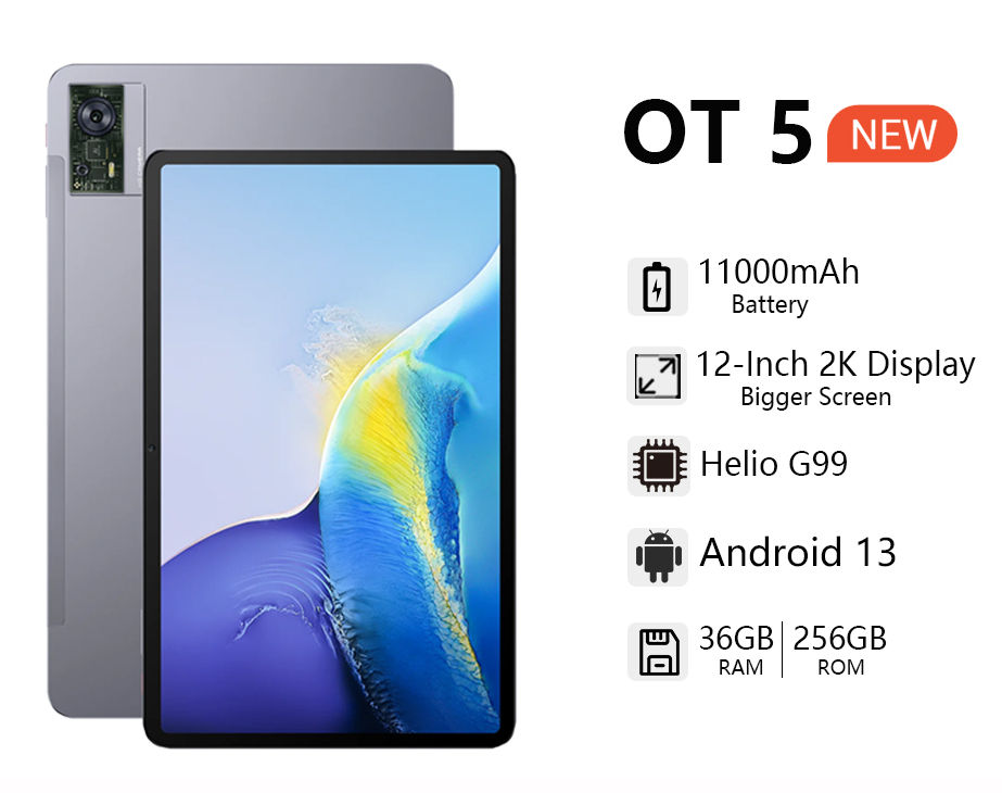 【Official shop】Oukitel OT5 Tablet 12" FHD+ 12GB+256GB 11000mAh Android ...