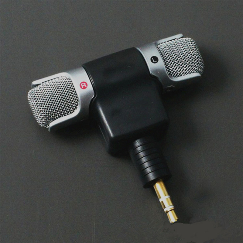 New Universal Mini Stereo Microphone Mic Audio For PC Laptop Notebook ...