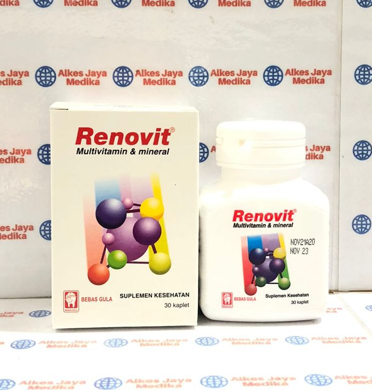 Renovit Botol Isi 30 Kaplet - Multivitamin & Mineral | Lazada Indonesia
