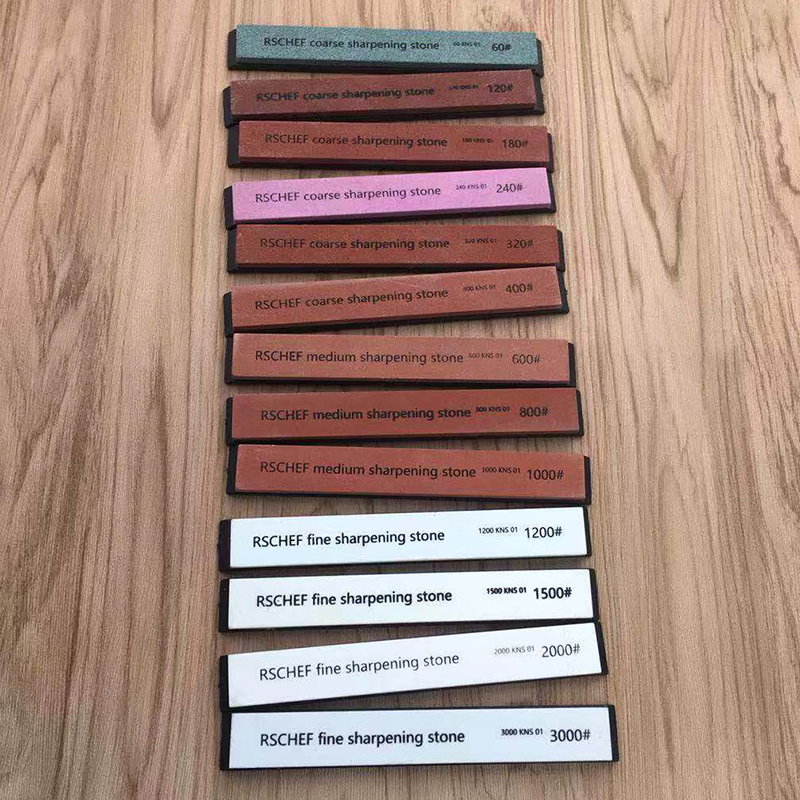 RSCHEF Small Whetstone 80~3000 Grit Sharpening Stone for Fixed Angle ...