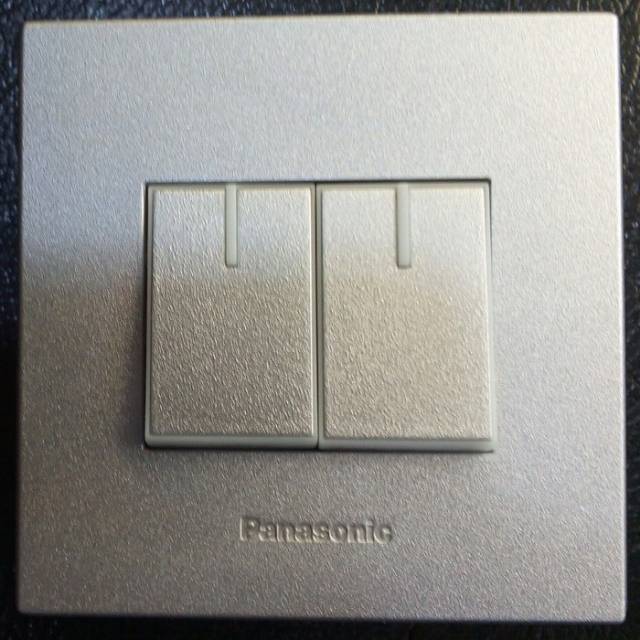 Panasonic Saklar Seri SILVER WES78029 + WES5931 MWS Style E Series ...