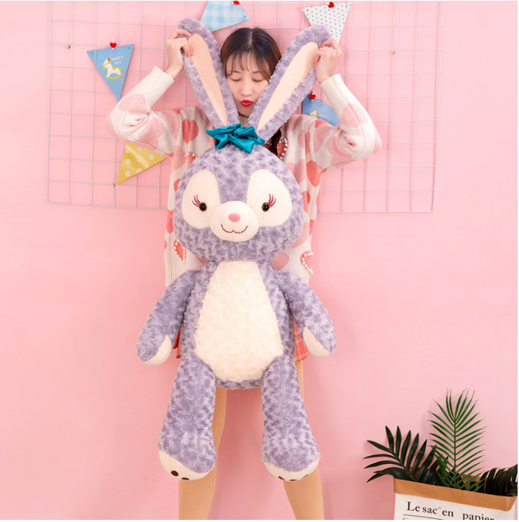 พร้อมส่ง ตุ๊กตากระต่ายม่วงStella Lou กระต่ายสเตลล่าลู ตุ๊กตาดัดหูได้ ขนาด50/70cm. ตุ๊กตาดิสนีย์ ...