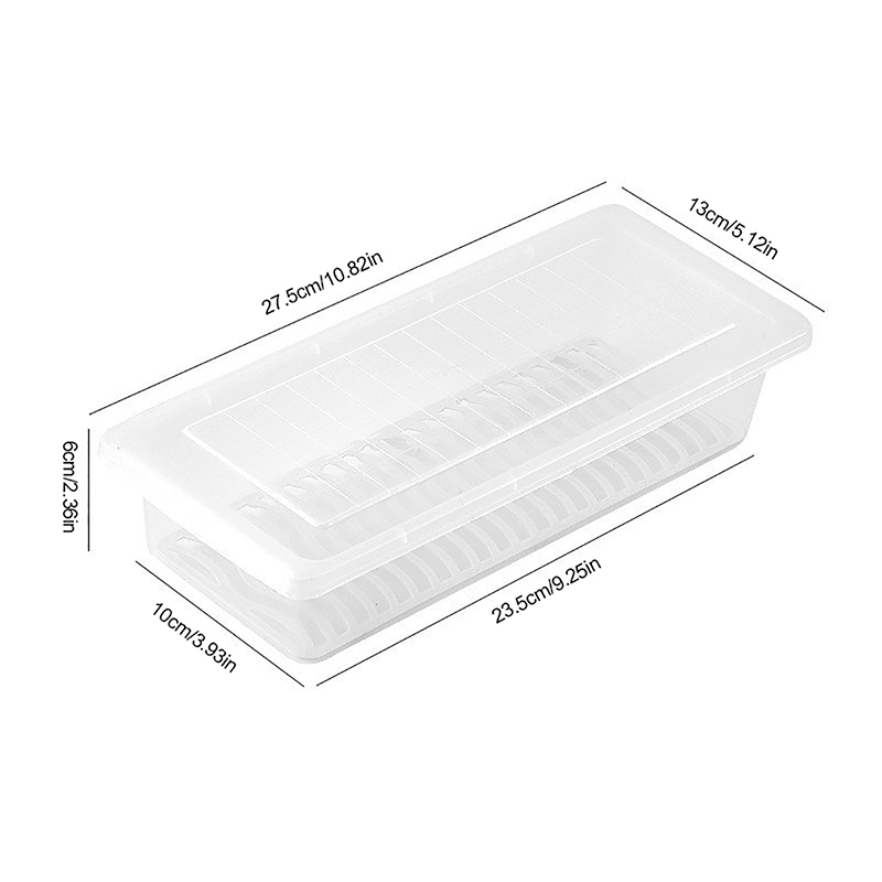 Food Fresh Storage Box Containers Kitchen Fridge Organizer Case ...