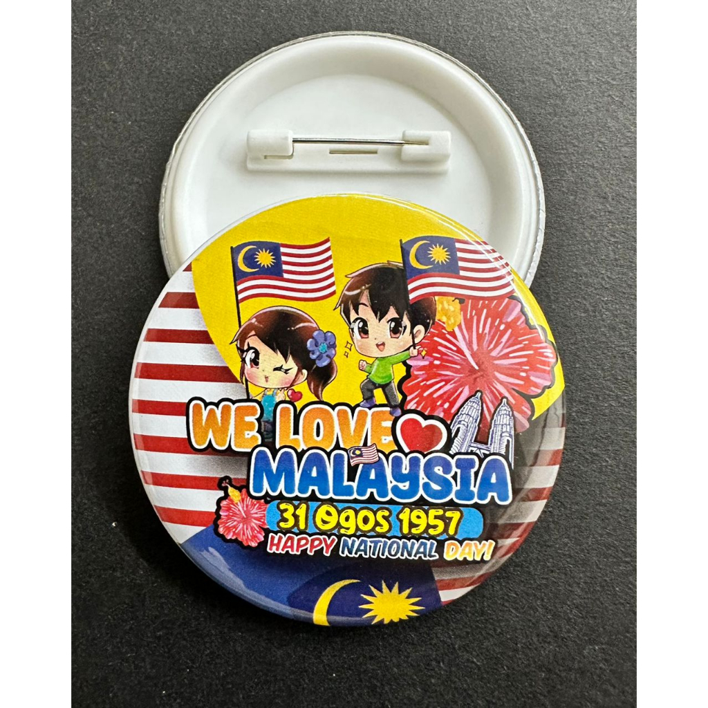 SELAMAT HARI MERDEKA BUTTON BADGE sempena merdeka | Lazada