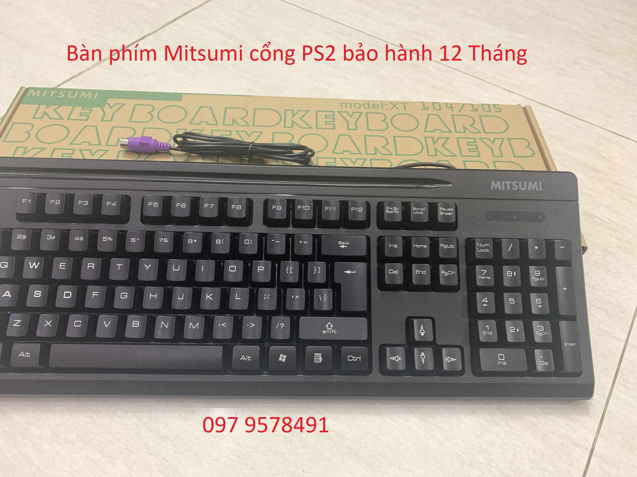 [HCM]Bàn phím Mitsumi cổng PS2 - HÀNG CHÍNH HÃNG / Keyboard Mitsumi PS2 ...