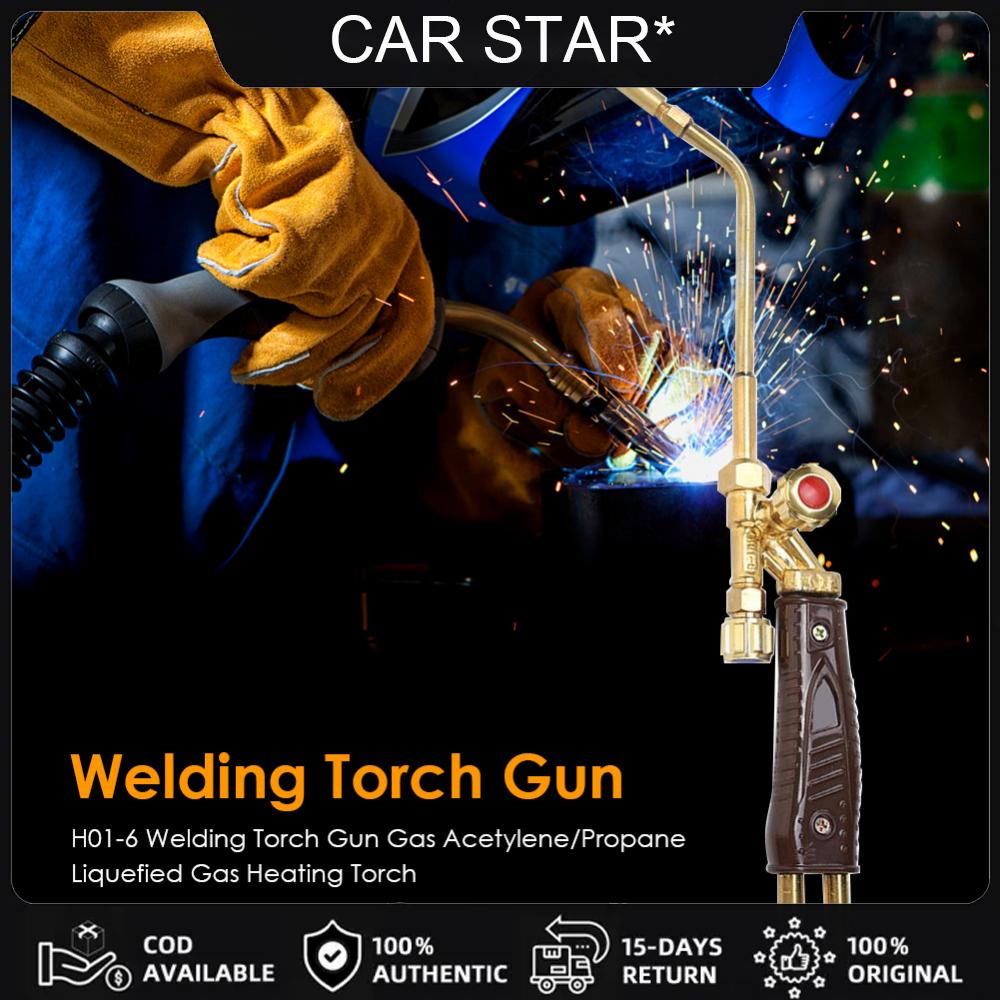 Welding Torch Injection Suction H01-6 Copper Oxygen Acetylene Heating ...