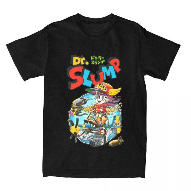 🍑【HOT】 เสื้อยืด ผ้าฝ้าย พิมพ์ลายมังงะ Dr Slump Arale Norimaki พลัสไซซ์ ...