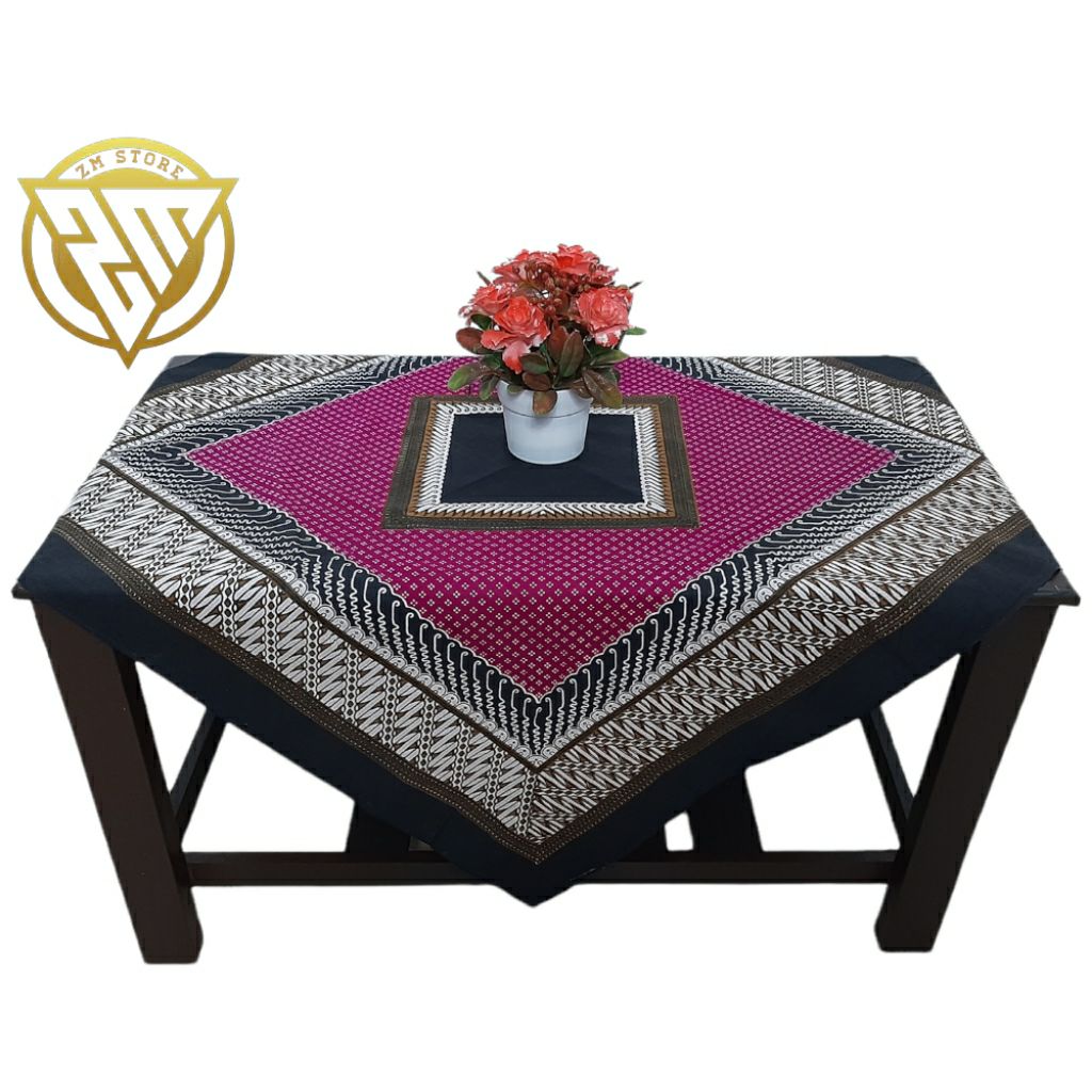 TAPLAK MEJA SEGI EMPAT/TAPLAK MEJA TAMU/TAPLAK MEJA BATIK /TAPLAK MEJA ...