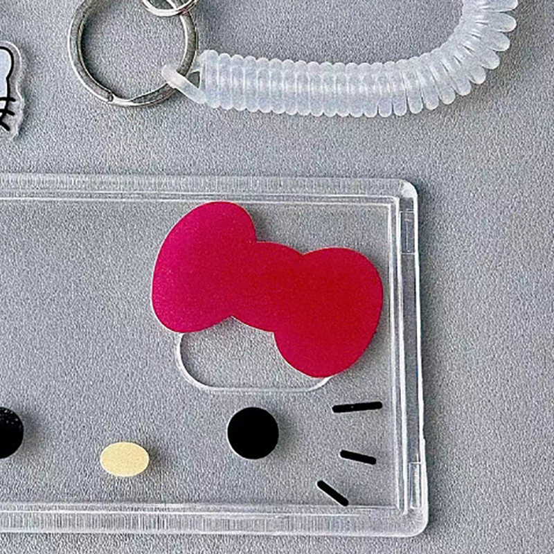 Cute Cat Transparent Card Set Id Card Campus Bus Card Work Card Work ...