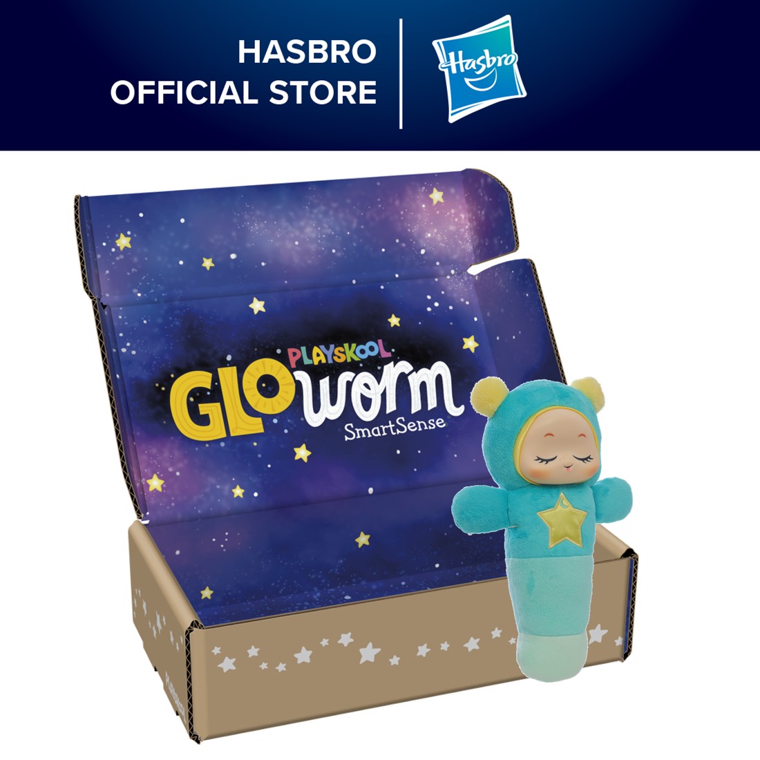 Playskool Glo Worm SmartSense Cry Sensor and Voice Recordable Soft ...