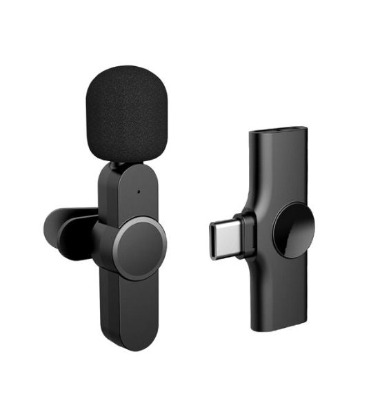 Wireless Microphone Mic Clip On USB PC Laptop Zoom Webinar Podcast ...