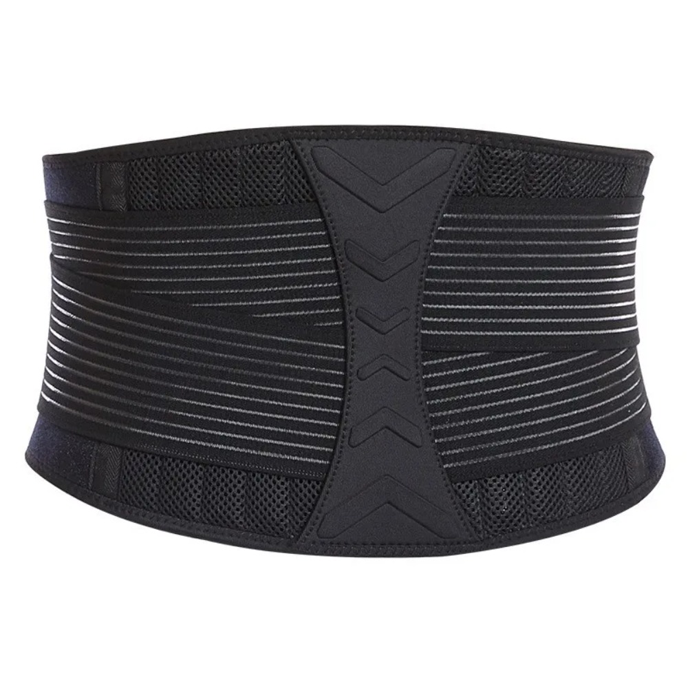 Sweat Belt 8-springs Waist Trainer Belt Pressurization Adjustable Spine ...