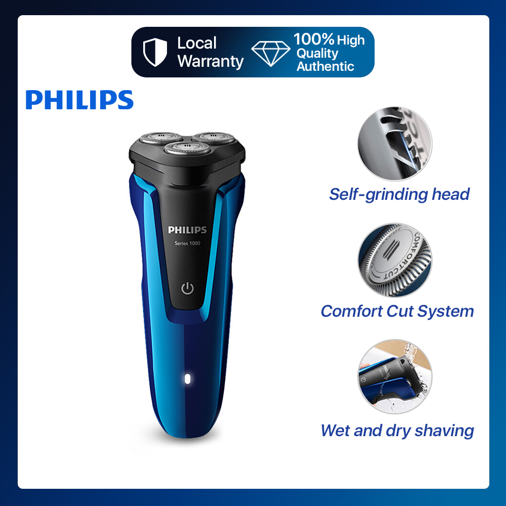 Philips Men Electric Shaver Whole Body Washable Wet and Dry Beard ...