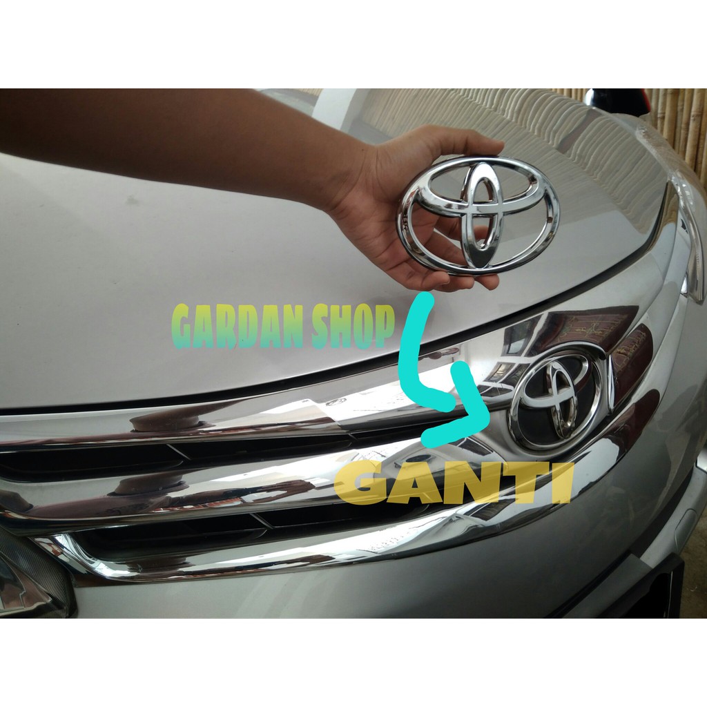 Emblem Lambang TOYOTA Chrome Untuk Model ALL NEW AVANZA Logo Toyota ...