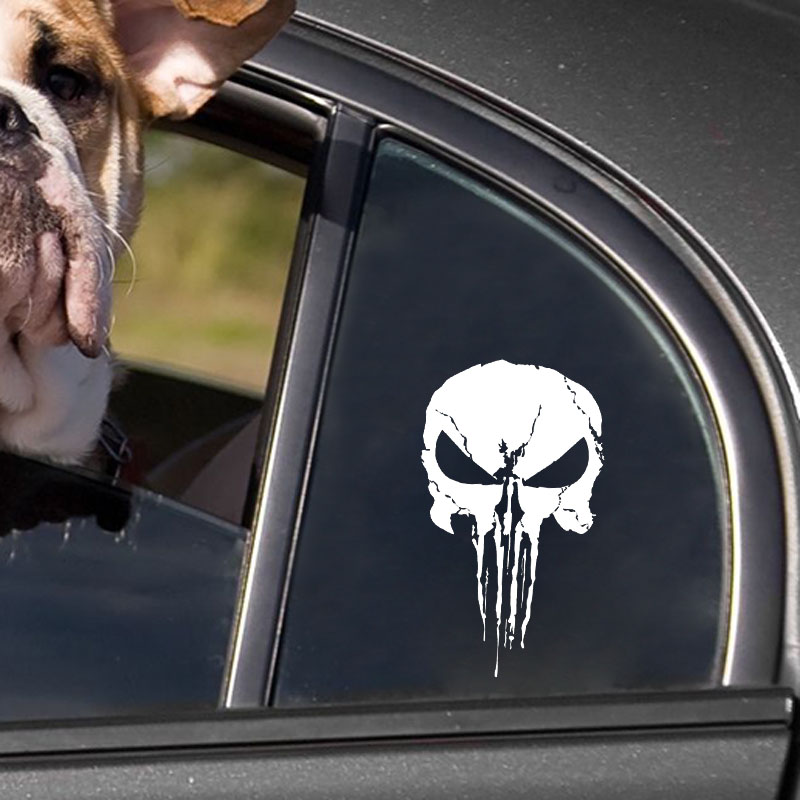 【Exclusive Offer】10.3*17.9CM Interesting Punisher Decoration Skull ...