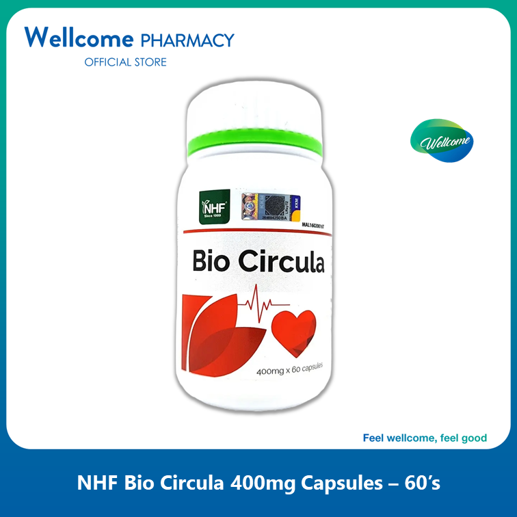 NHF Bio Circula 400mg Capsules - 60's | Lazada