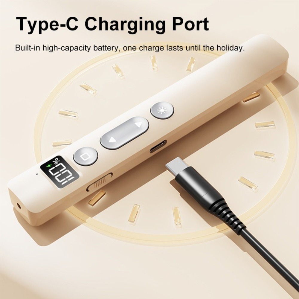 Comfortable Grip 2.4GHz Laser Pointer Clicker Infrared Remote Remote ...