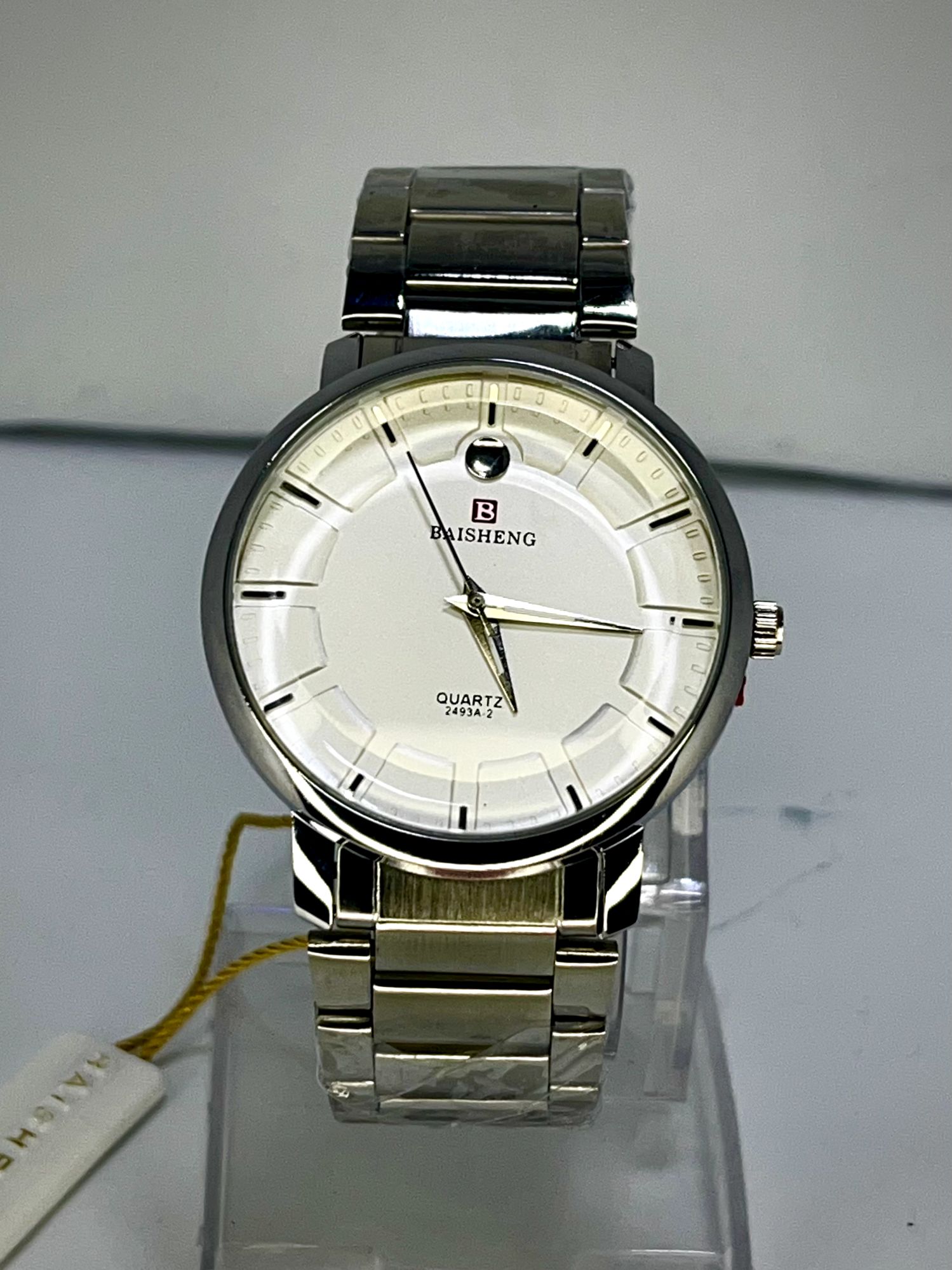 BAISHANG Men Quartz Wrist Watch – Luxury Stainless Steel Belt, Elegant ...
