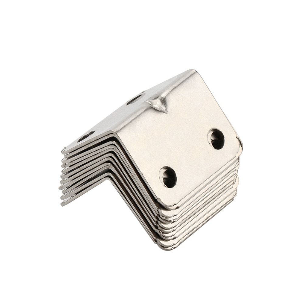 DIXRY 10Pcs Square Angle 90 Degree Connectors Code Furniture Fixing L ...