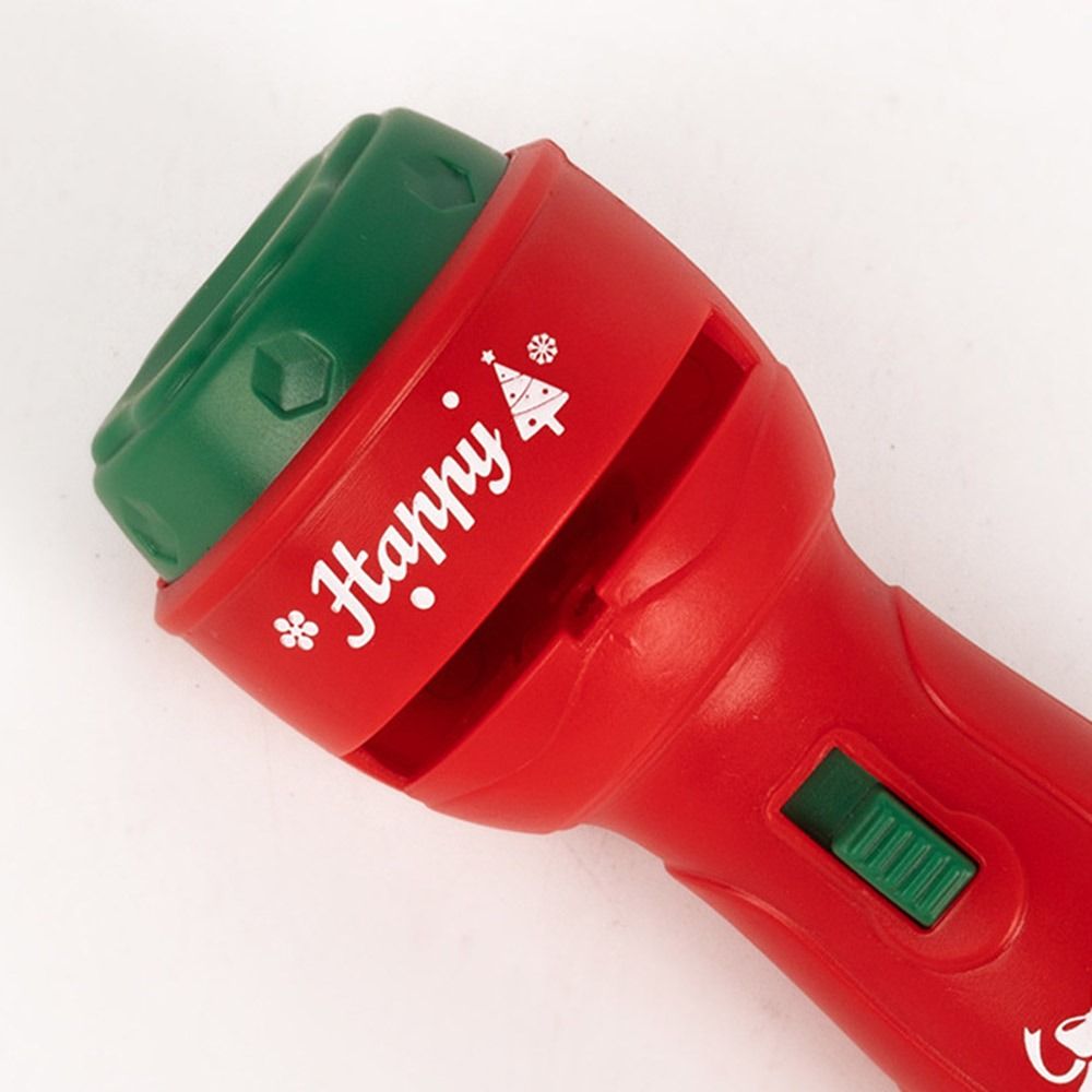 Interactive Glowing Christmas Flashlight Projector Cartoon Early ...