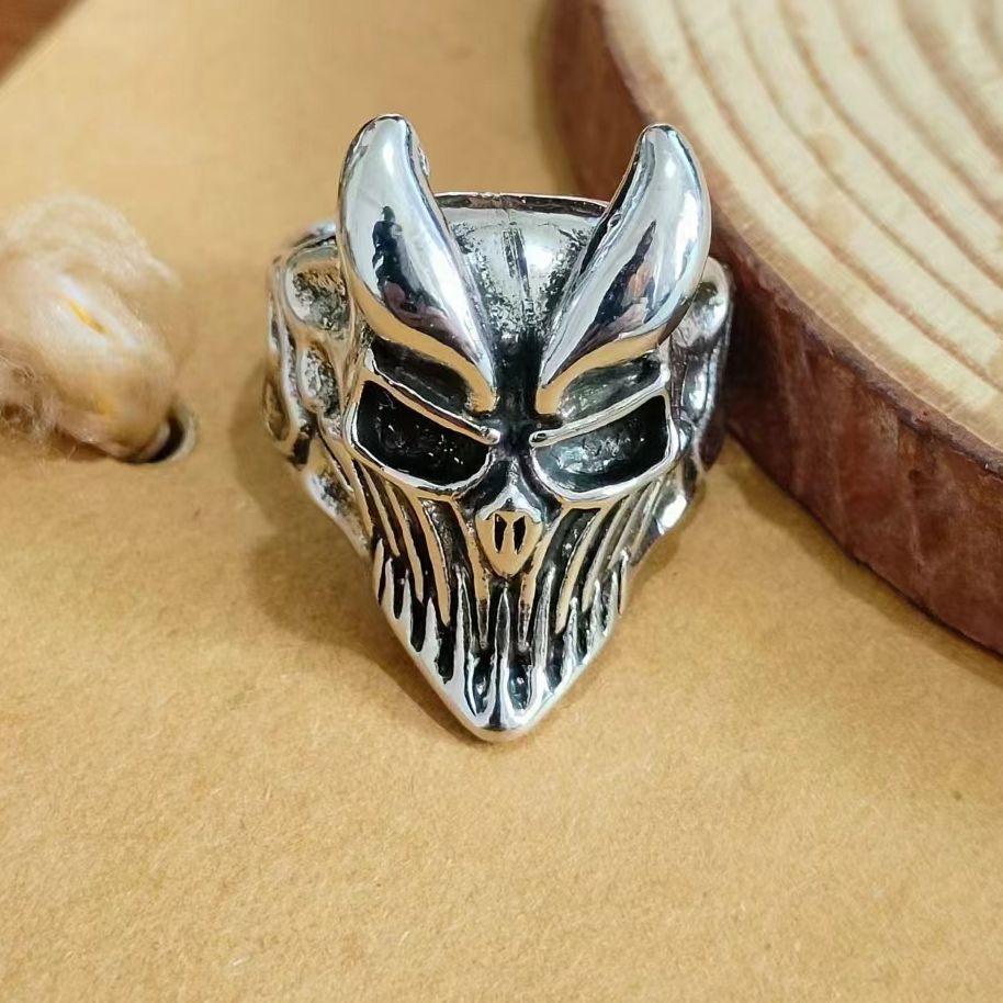 Old Ring Male Personality Exaggerated Ring Crazy Russian Dead Nuclear ...