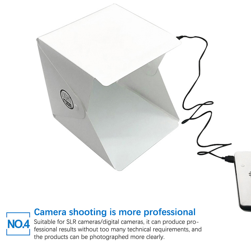 Photography LED Light Room Photo Studio Light Tent Soft Box Backdrops ...