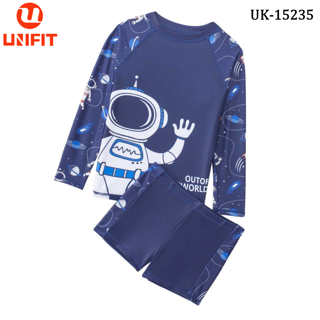 UNIFIT Kids Rush Guard Terno Swimming Attire Boys UK-15235 | Lazada PH