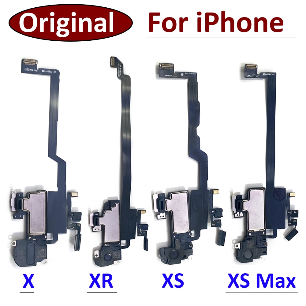 Ear Earpiece Flex For iPhone X XR XS 11 12 Pro Max Mini Proximity Light ...