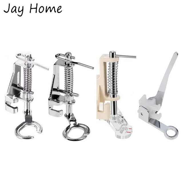 4pcs Large Metal Darning Foot Free Motion Presser Foot For Home Sewing ...