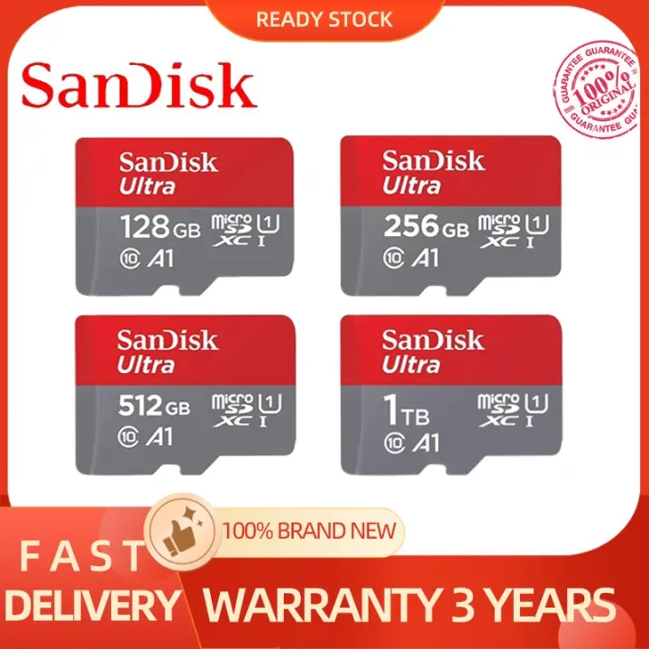 Sandisk Official Store Ph Sandisk Original memory card Sd Card 256gb ...