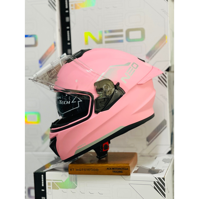 NEO Shift + Fullface Helmet with Dual Visor (FREE CLEAR VISOR & SPOILER ...