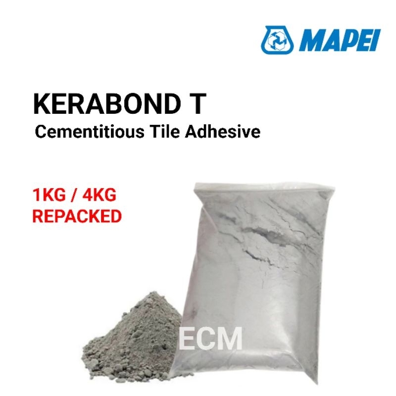 SIMEN GAM BERKUALITI / MAPEI KERABOND T GREY (4KG / 1KG REPACKED ...