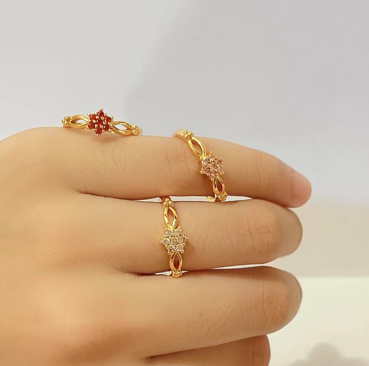 24k Bangkok gold rings mix colors | Lazada PH