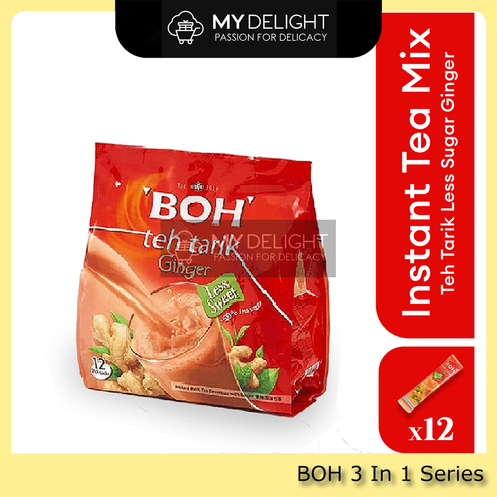 Boh Tea Instant Tea Mix Green Tea Latte Cham Teh Tarik Original Ginger ...