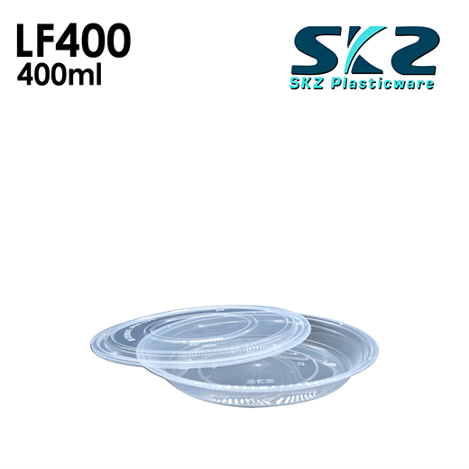 SKZ CLEAR OVAL CONTAINER SERIES LF400 400ml ENVIRONMENTAL FRIENDLY ...