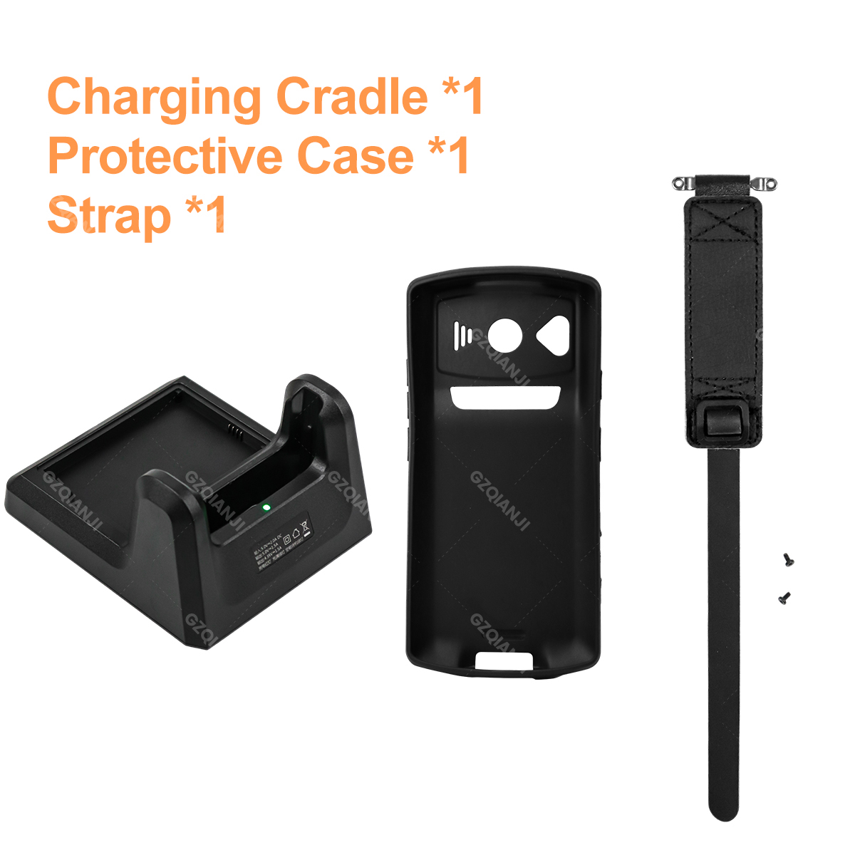 Android 12 PDA 4G Handheld Terminal Device 1D 2D Barcode Scanner Data ...