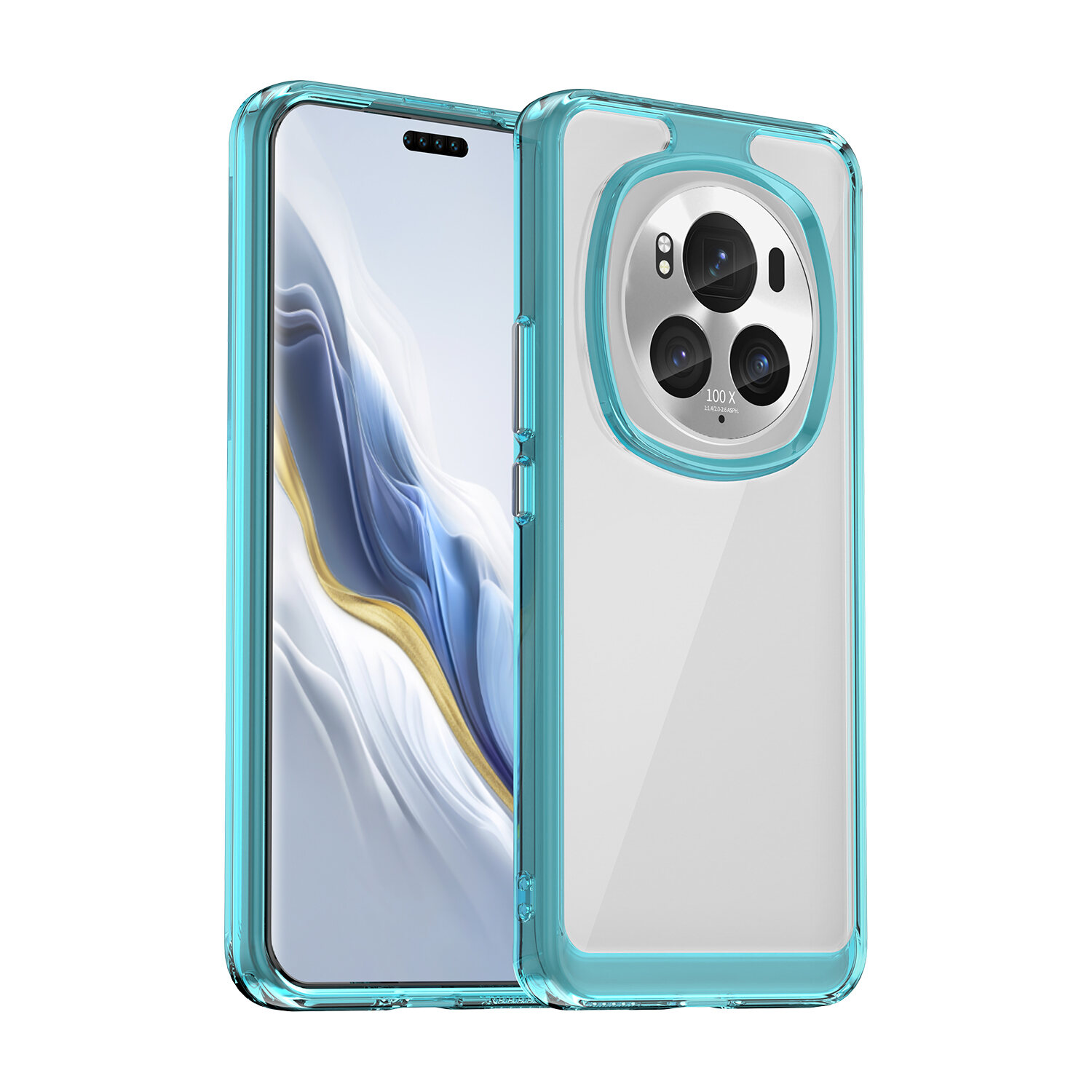 lthmy for Honor X8B case Transparent Hard Back with Shockproof Enhanced ...