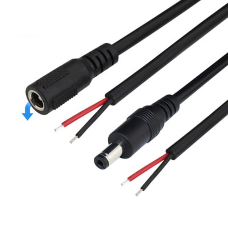 1m 20AWG 5A DC 2 pin wire male Female Power supply Cord Pigtail extend ...