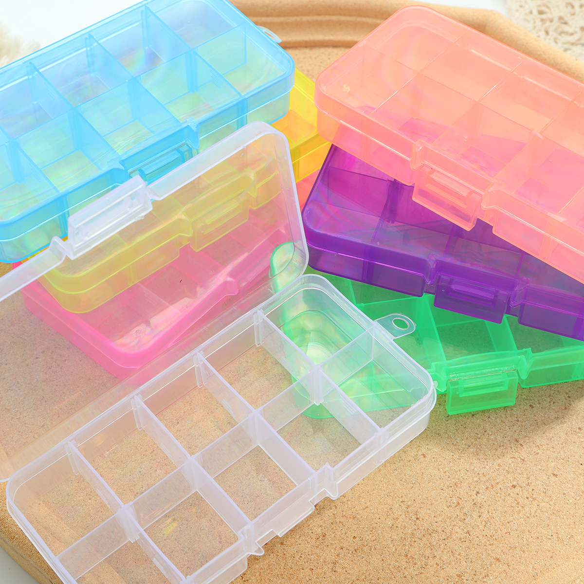1pc 6/8/10 Grid Plastic Pill Medicine Box Holder Storage Organizer ...