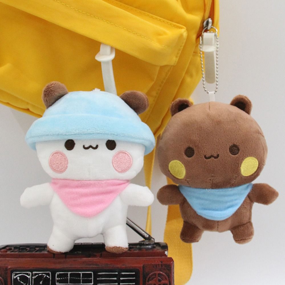 Kids Toy Stuffed Doll Yier Panda Keychains Brown Bear Soft Plushies ...