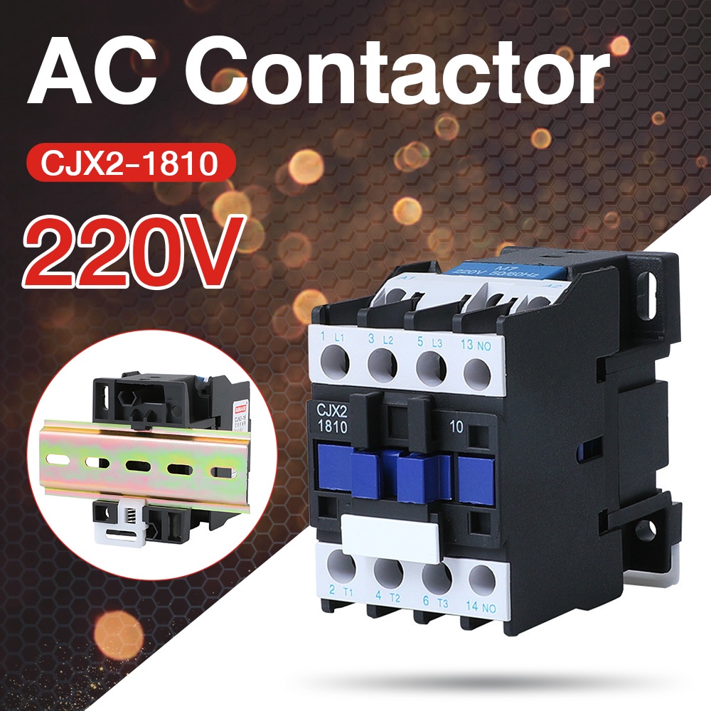 AC contactor Magnetic Contactor CJX2-0910 CJX2-1210 CJX2-1810 220V 9A to 32A | Lazada PH