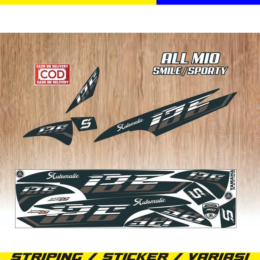 STIKER MOTOR YAMAHA MIO SMILE MIO SPORTI MOTOR MIO OLD MIO KARBU ...