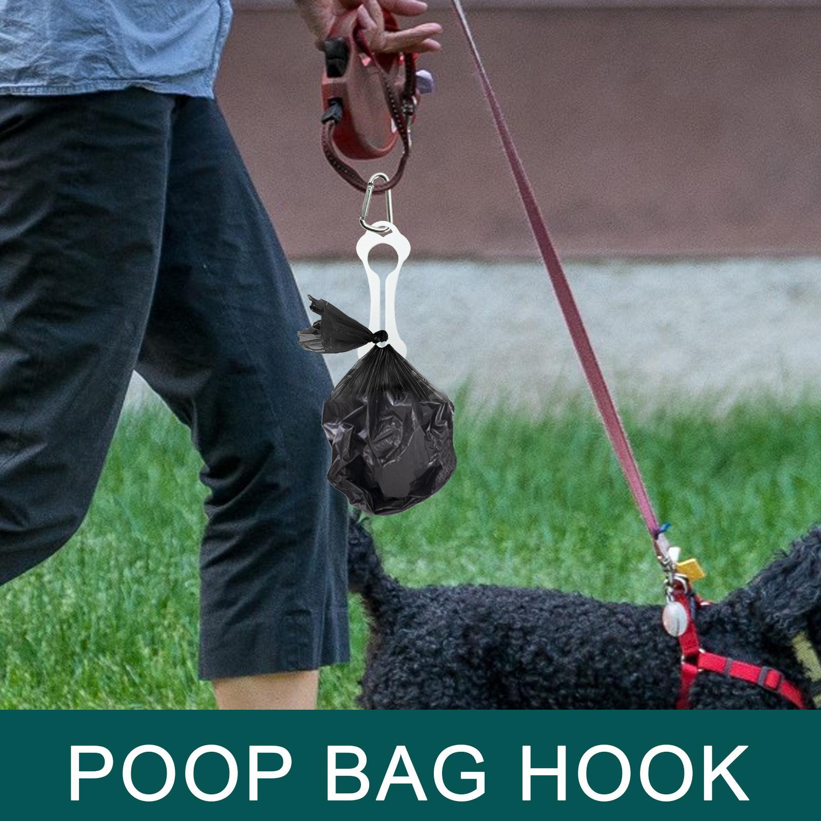 Dog Holder Bone Shape Dog Waste Bag Hook Pet Carrying Supplies With ...