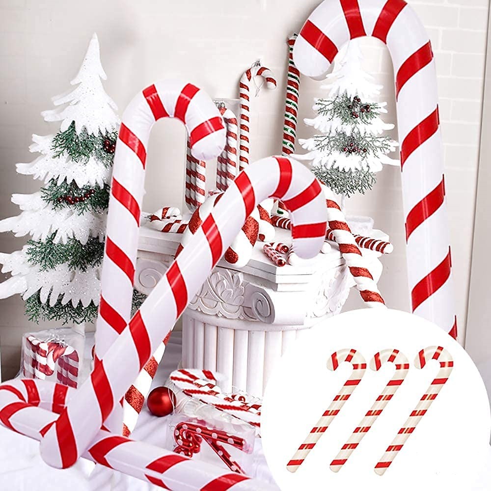 90cm Indoor Outdoor Candy Canes Decor Party Favors Christmas Supplies ...
