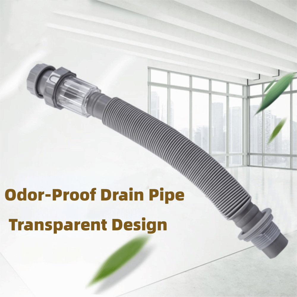 Flexible Expandable Drainage Pipe Odor-proof Transparent Design ...