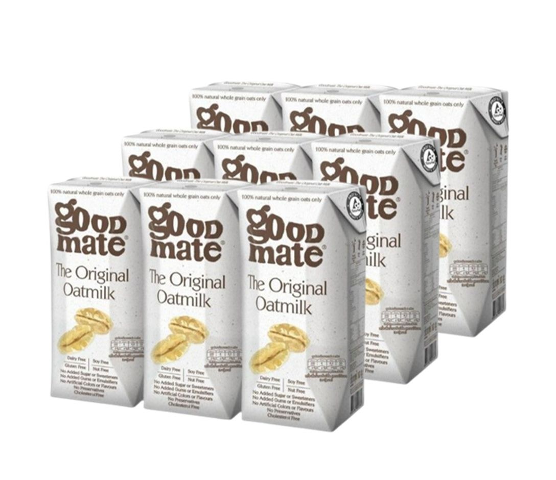 Goodmate Oat Milk กู๊ดเมท โอ๊ต มิ้ลค์ 180ml. x 9กล่อง | Lazada.co.th