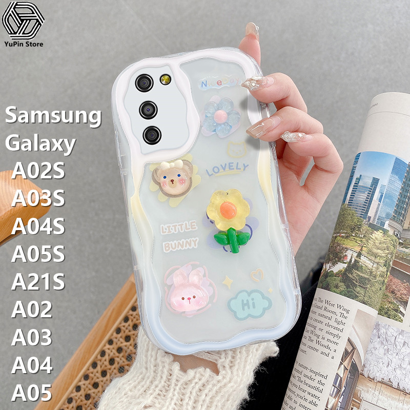 YuPin Cute Edge Closed Phone Case for Samsung Galaxy A02S A03S A04S A05S A21S A02 A03 A04 A05 ...