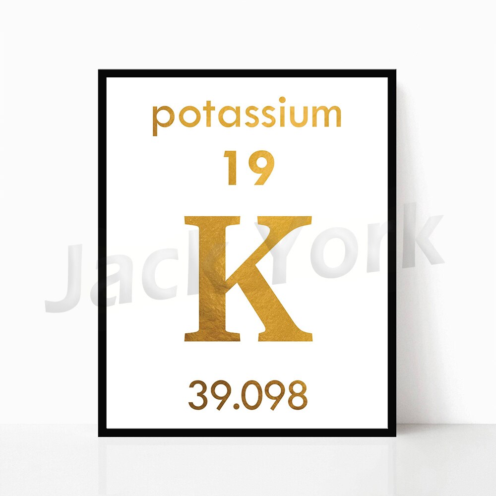 Periodic Table Wall Art Foil Print - Science Lab Decor - Perfect ...