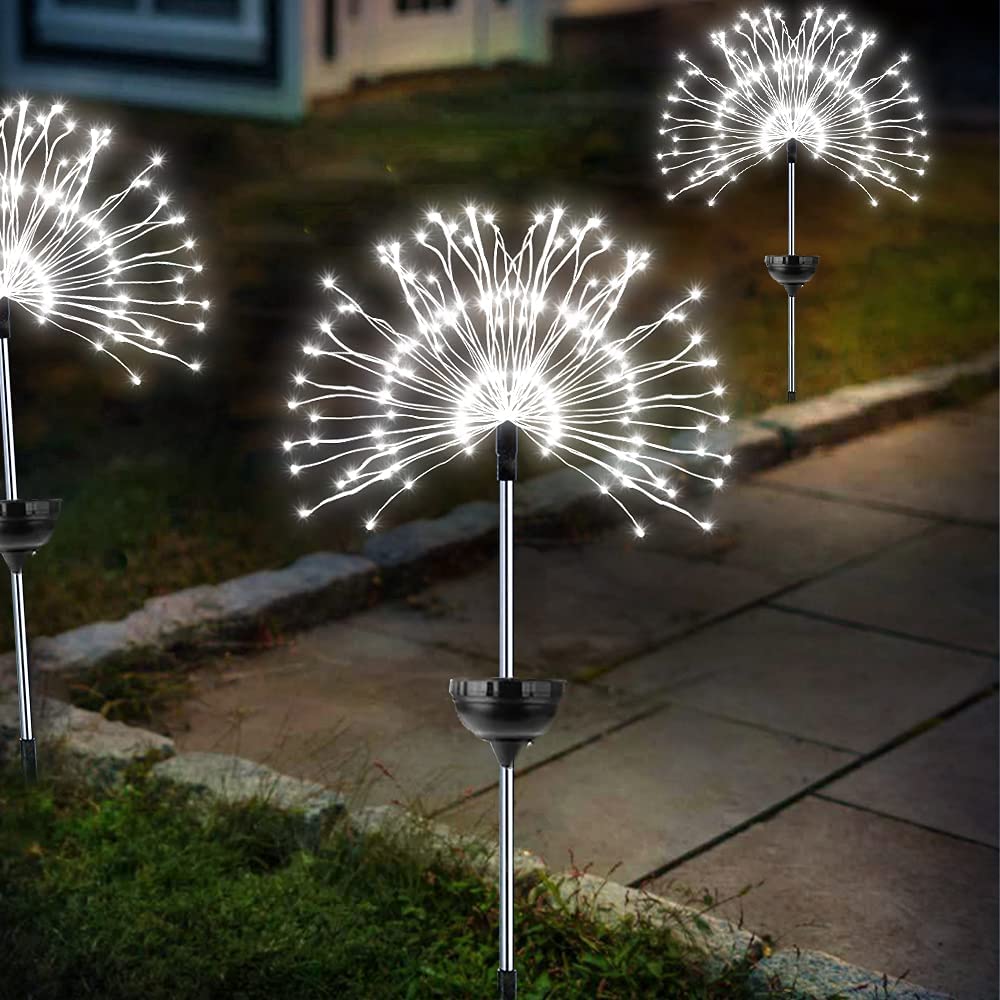 HOMEKING | Firework Flower Lantern Pelita Raya Star Auto Solar LED ...